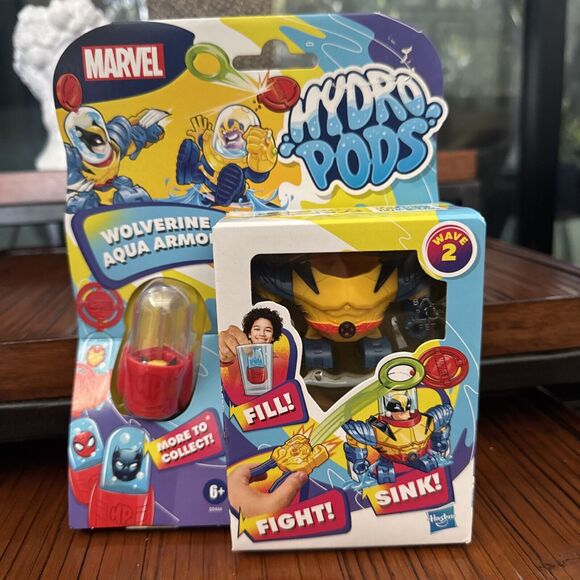 Hydro Pods | Toys | New Hydro Pods Marvel Wolverine Aqua Armor Mech ...